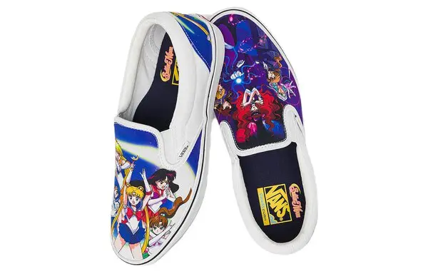 VANS Sailor Moon X Classic Slip-on Comfycush 'pretty Guardian - White