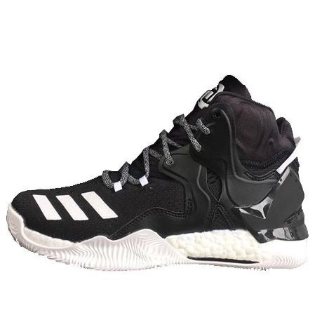 Adidas D Rose 7 High Top Sneakers - Black