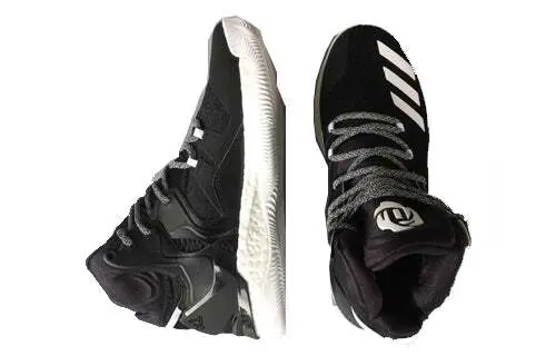 Adidas D Rose 7 High Top Sneakers - Black