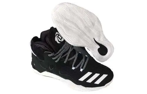 Adidas D Rose 7 High Top Sneakers - Black
