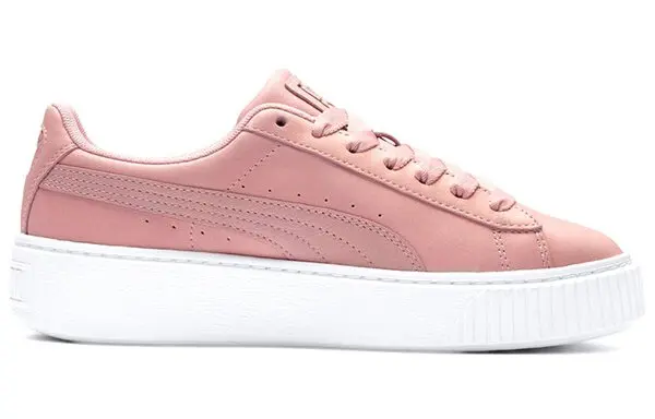 PUMA Platform Shimmer "morning Glory" Low Top Sneakers - Pink