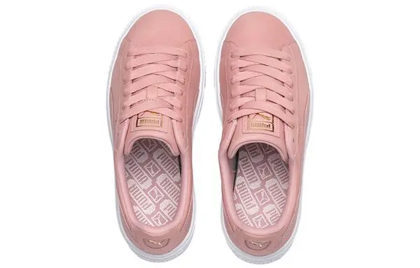 PUMA Platform Shimmer "morning Glory" Low Top Sneakers - Pink