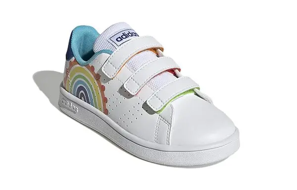 Adidas Advantage Court Hook & Loop Rainbow Sneakers