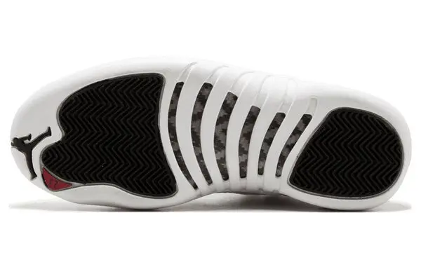 JORDAN 12 Retro High Top Sneakers - White/red/black