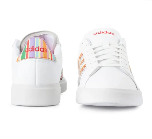 Adidas Grand Court 2.0 Sneakers With Stripes