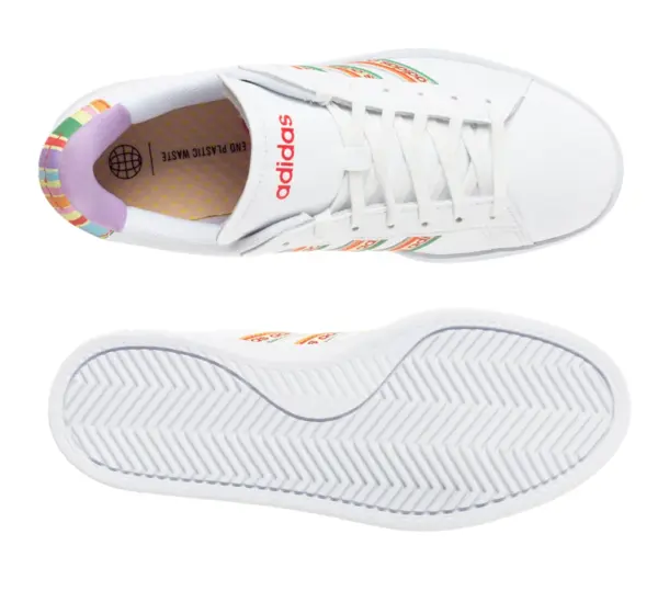 Adidas Grand Court 2.0 Sneakers With Stripes