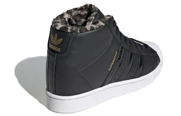 Adidas Superstar Up "faux Leopard Fur