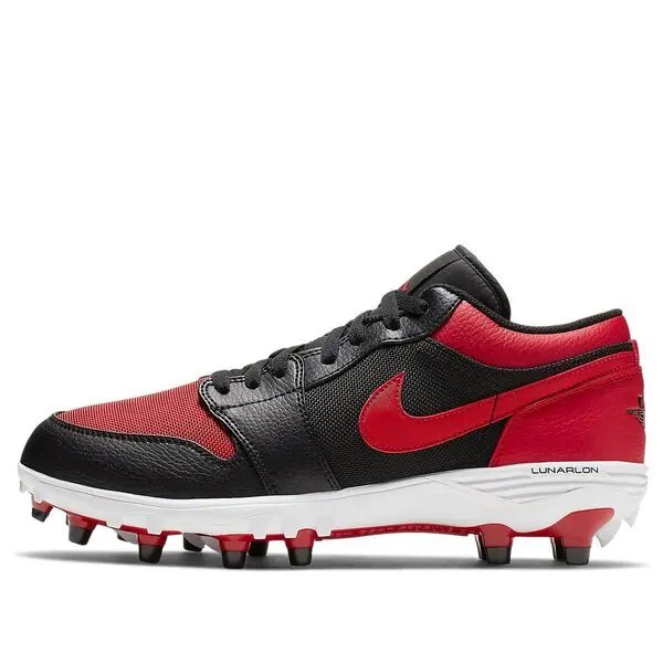 JORDAN Air 1 Low Td Cleat - Black/red