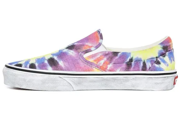 VANS Classic Slip-on 'washed Tie Dye' Sneakers - Multi-color