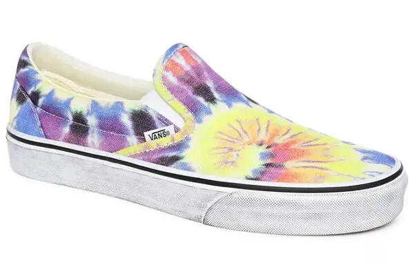 VANS Classic Slip-on 'washed Tie Dye' Sneakers - Multi-color