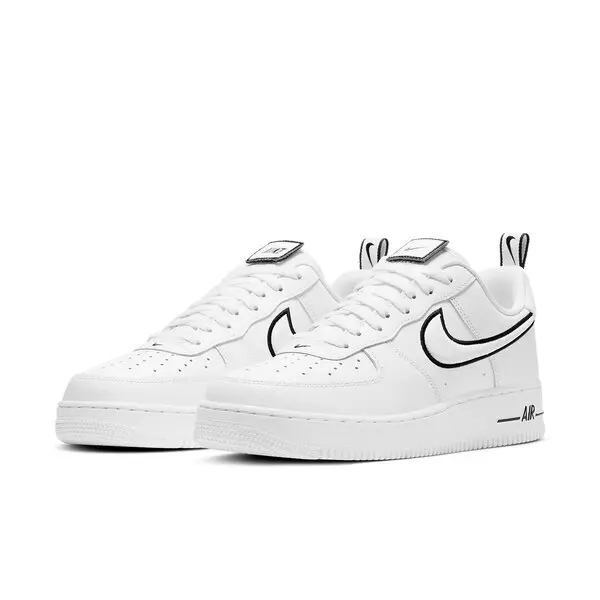 Nike Force 1 Low Top Sneakers - White/black
