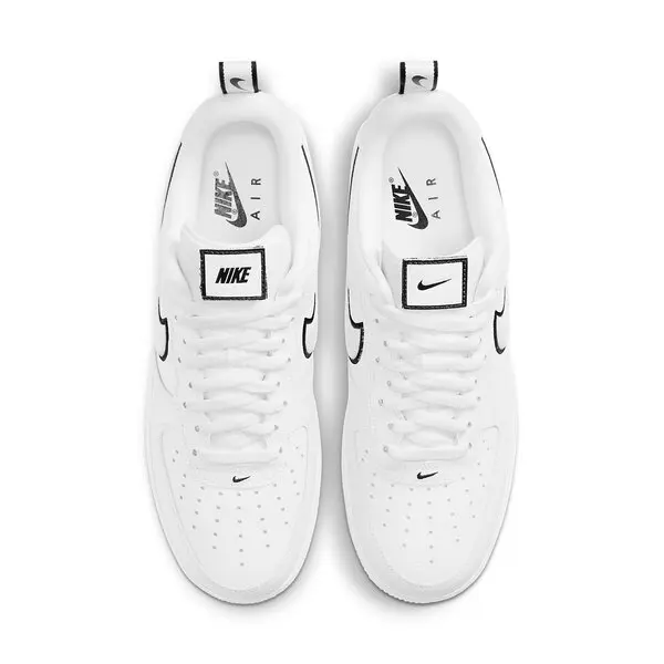 Nike Force 1 Low Top Sneakers - White/black