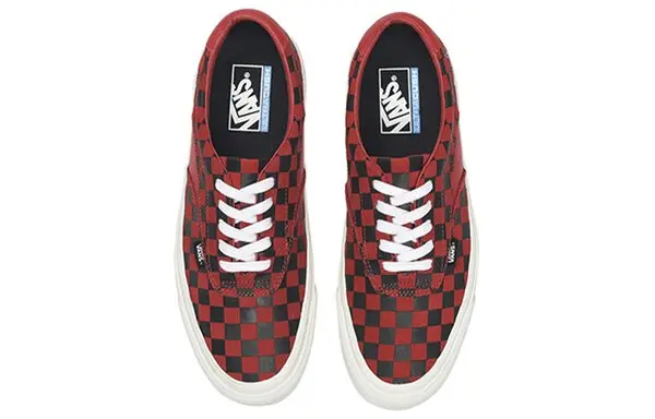 VANS Era Ni Sp Red Checkerboard Sneakers - Black/red
