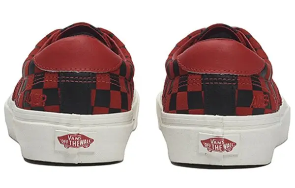 VANS Era Ni Sp Red Checkerboard Sneakers - Black/red