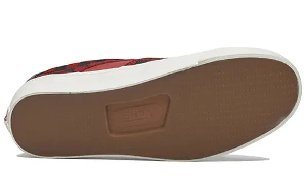 VANS Era Ni Sp Red Checkerboard Sneakers - Black/red