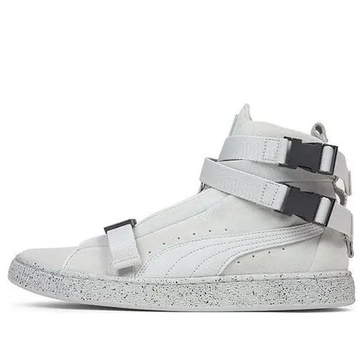 PUMA X The Weeknd Suede Classic High Top Sneakers - White