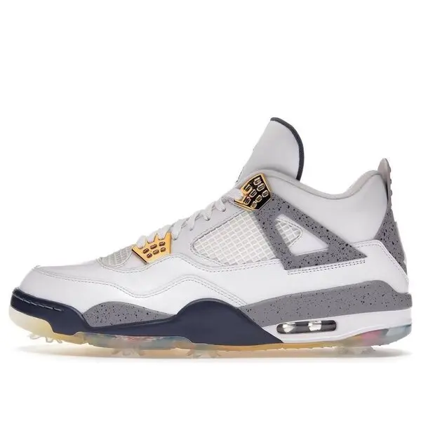 JORDAN 4 Golf Sneakers - White/blue