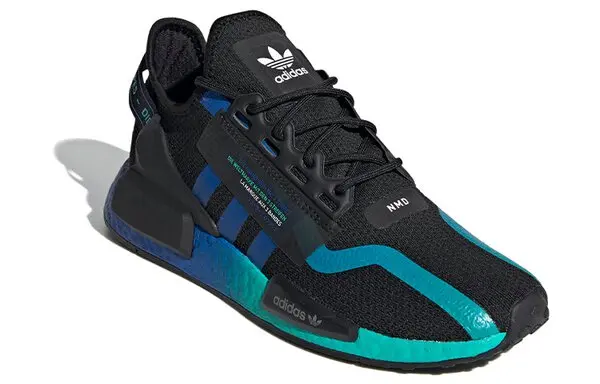 Adidas Nmd_r1 V2 Aqua Sneakers - Black