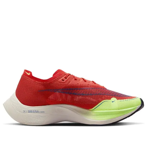 Nike Zoomx Vaporfly Next% 2 Athletic Sneakers - Orange/green