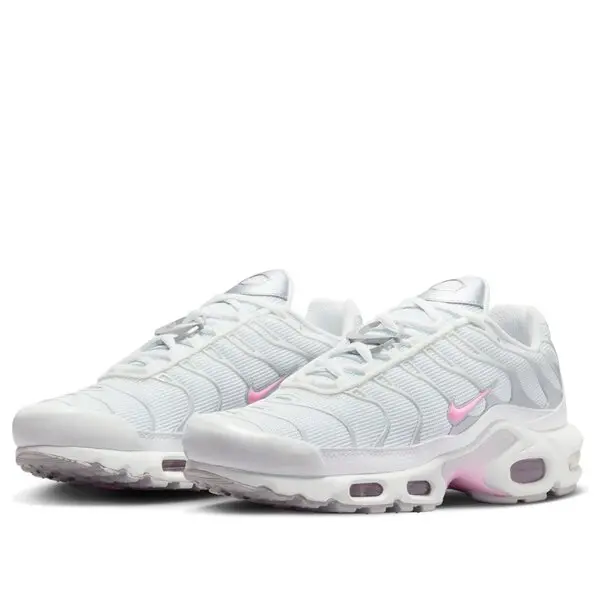 Nike Max Plus Athletic Sneakers - White/pink
