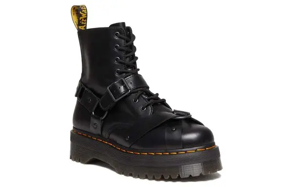 Dr. Martens Jadon Harness Leather Platform Combat Boots
