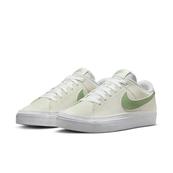 Nike Court Legacy Next Nature Low Top Sneakers - Beige/white/volt