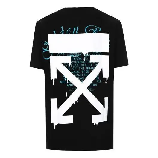 Off-White Fibonacci Dripping Arrows Slim - Black