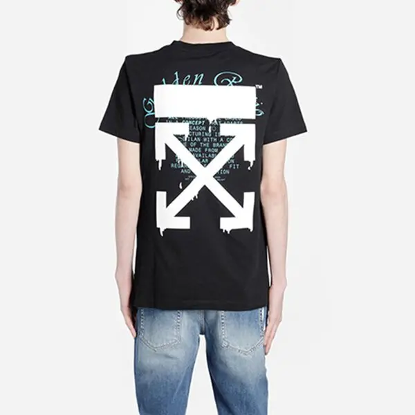 Off-White Fibonacci Dripping Arrows Slim - Black