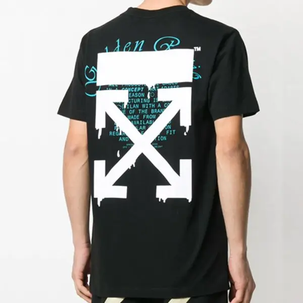 Off-White Fibonacci Dripping Arrows Slim - Black