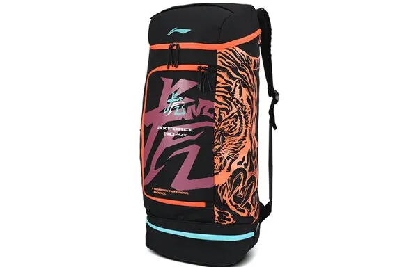 LI-NING Badminton Professional Backpack - Orange/black