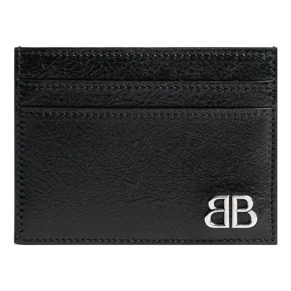 Balenciaga Monaco Card Holder - Black