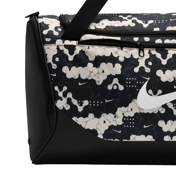Nike Brasilia 60l Allover Print Training Duffel Bag - Chalk/black/white