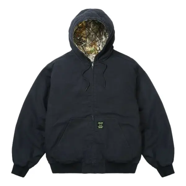 PALACE Ss26 Realtree Reversible Zip Up Hooded Jacket - Black
