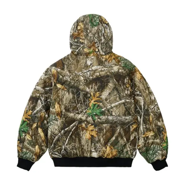 PALACE Ss26 Realtree Reversible Zip Up Hooded Jacket - Black