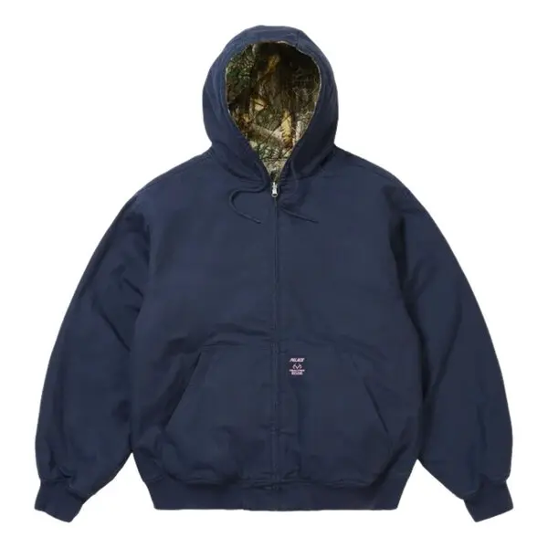 PALACE Ss26 Realtree Reversible Hooded Jacket - Navy