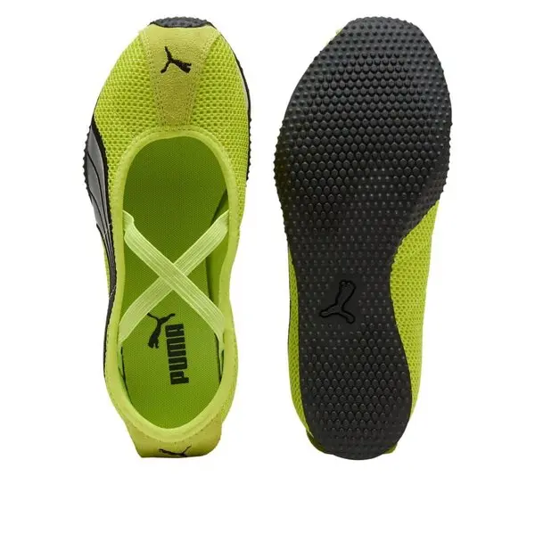 PUMA H-street Ballet Sneakers - Lime Smash/silver