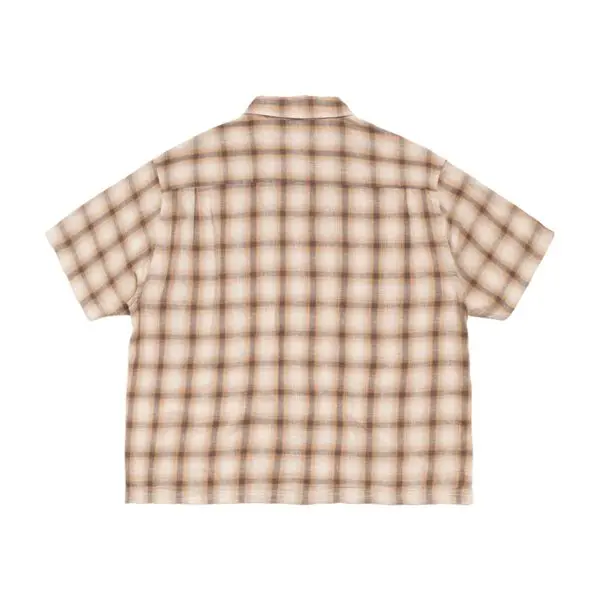 StÜssy Liam Ss Plaid Shirt - Brown