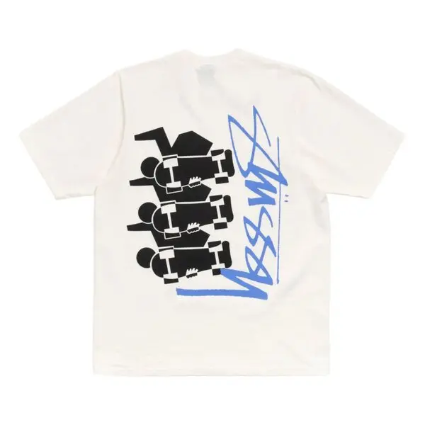 StÜssy Skate Stack T-shirt Pigment Dyed - Natural