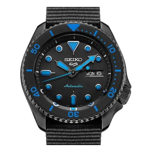 SEIKO No. 5 Series Sports Small Automatic Watch - Blueblack