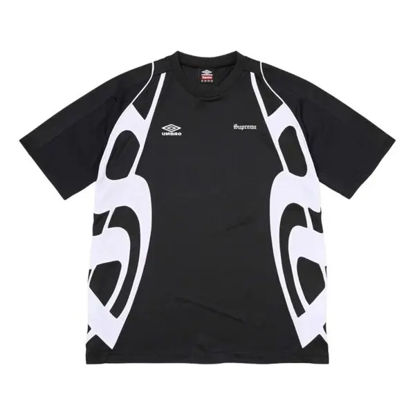 Supreme X Umbro Ss26 Old English Soccer Jersey - Black