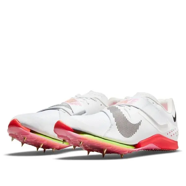Nike Zoom Long Jump Elite 'rawdacious' Athletic Spikes - White/red