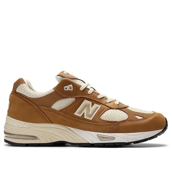 NEW BALANCE 991v1 Made In Uk Sneakers - Chipmunk Birch