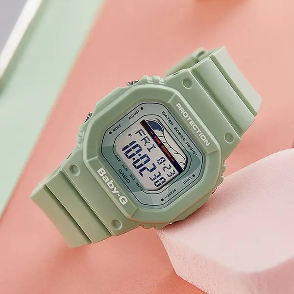 Casio Baby-g Water Resistant Watch - Light Green