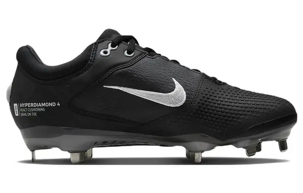 Nike Hyperdiamond 4 Elite Baseball Cleats - Black