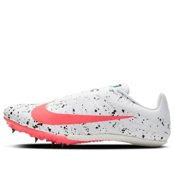 Nike Zoom Rival S 9 Athletic Spikes - White/pink