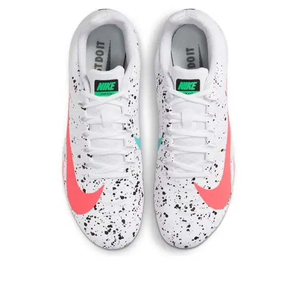 Nike Zoom Rival S 9 Athletic Spikes - White/pink