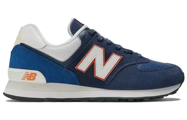 NEW BALANCE 574 Sneakers - Navy/black/orange