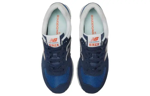 NEW BALANCE 574 Sneakers - Navy/black/orange