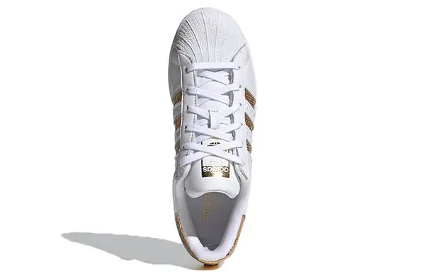 Adidas Superstar Sneakers With Gold Sequins