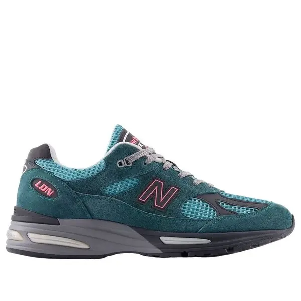 NEW BALANCE 991v2 'london Marathon' Sneakers - Green/teal